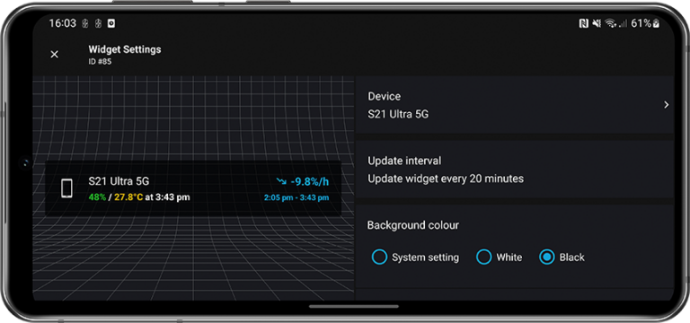 Battery Monitoring Widgets – Energy Monitor for Android and Wear OS